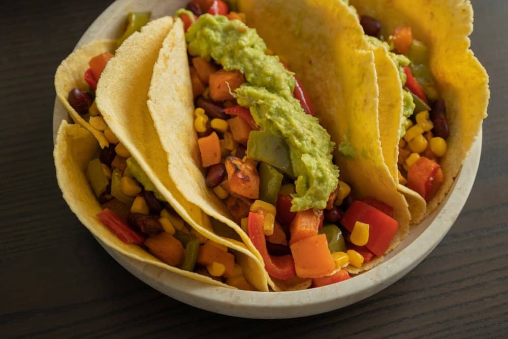 Roasted Portobello Tacos with Corn Salsa - Delight Gluten-Free