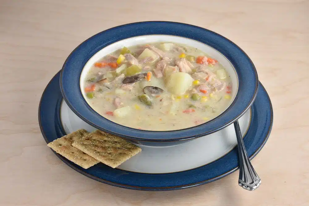 Turkey Pot Pie Soup - Delight Gluten-Free